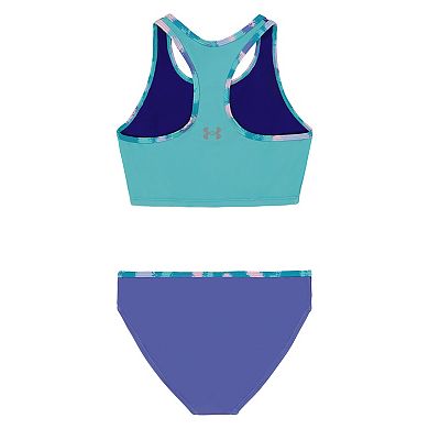 Girls 7-16 Under Armour Colorblock Racerback Midkini Top & Hipster ...