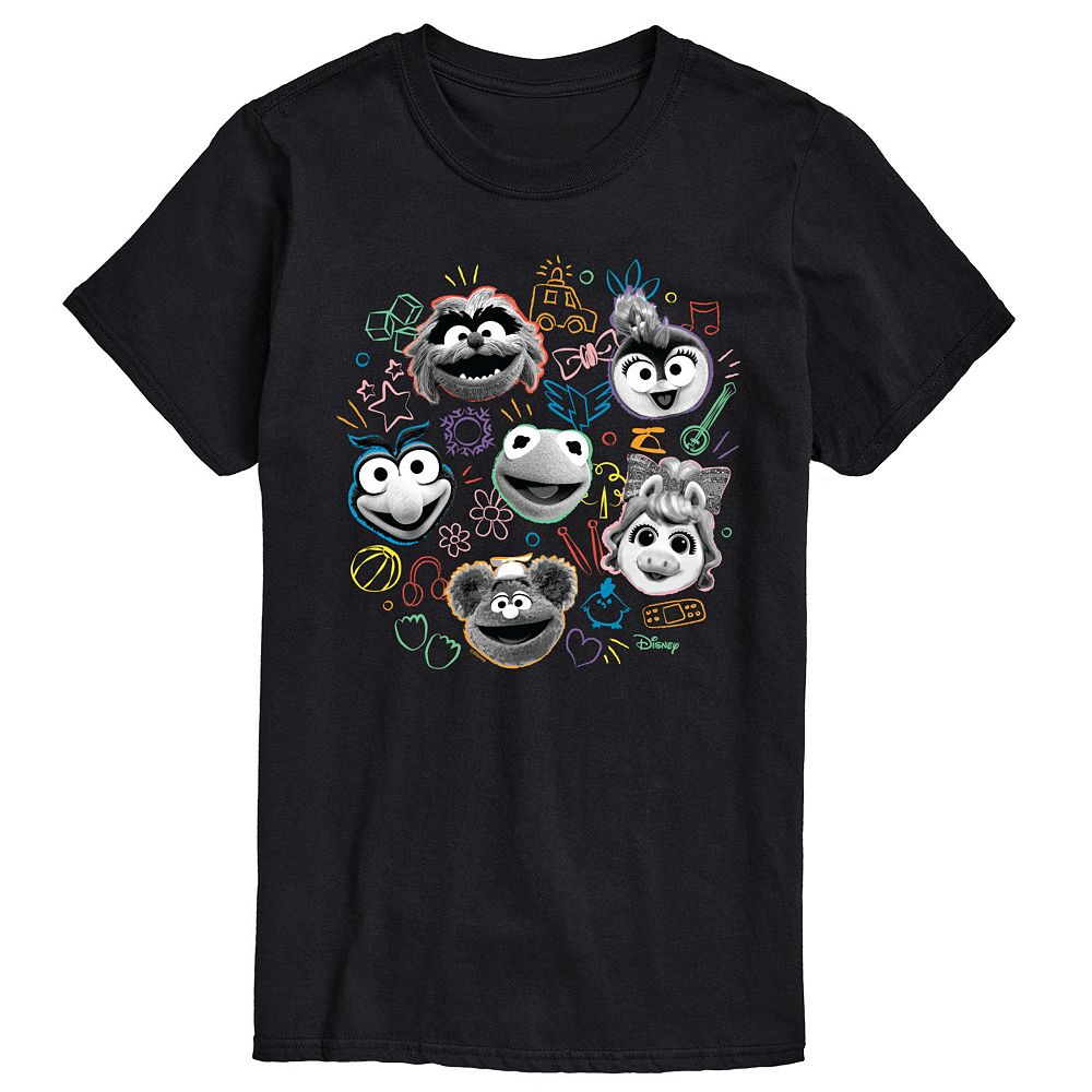 Disney's Muppet Babies Men's Faces Graphic Tee