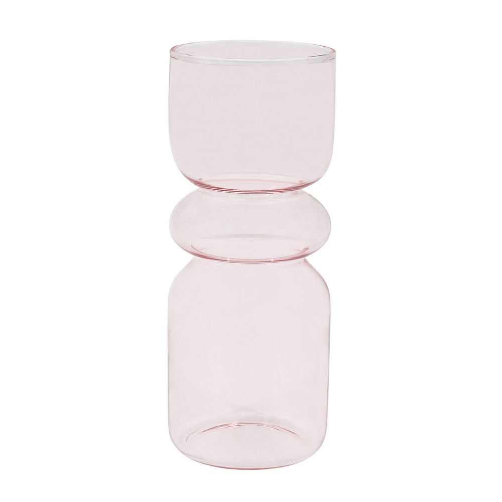 Everyday Decor Light Pink Glass Vase