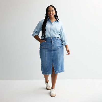 Plus Size Boyfriend Shirt