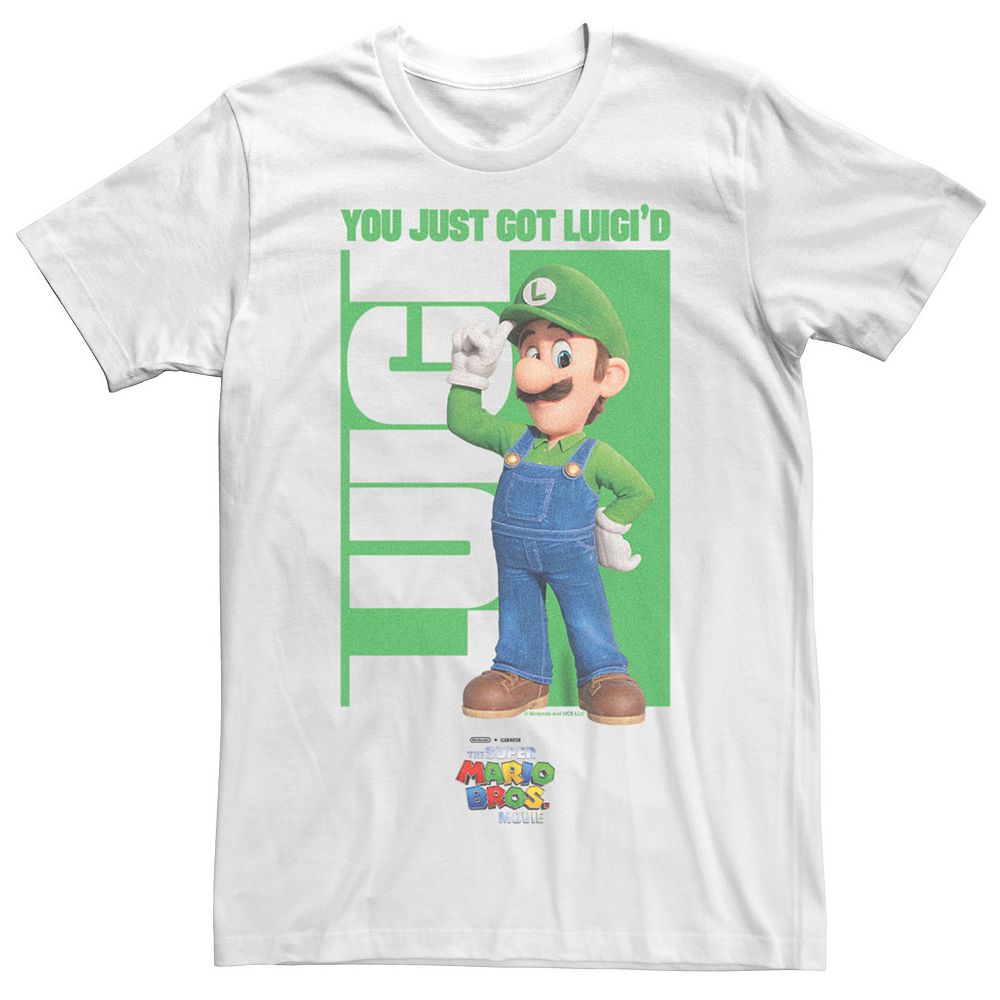 Big & Tall The Super Mario Bros. Movie Luigi You Just Got Luigi'd ...