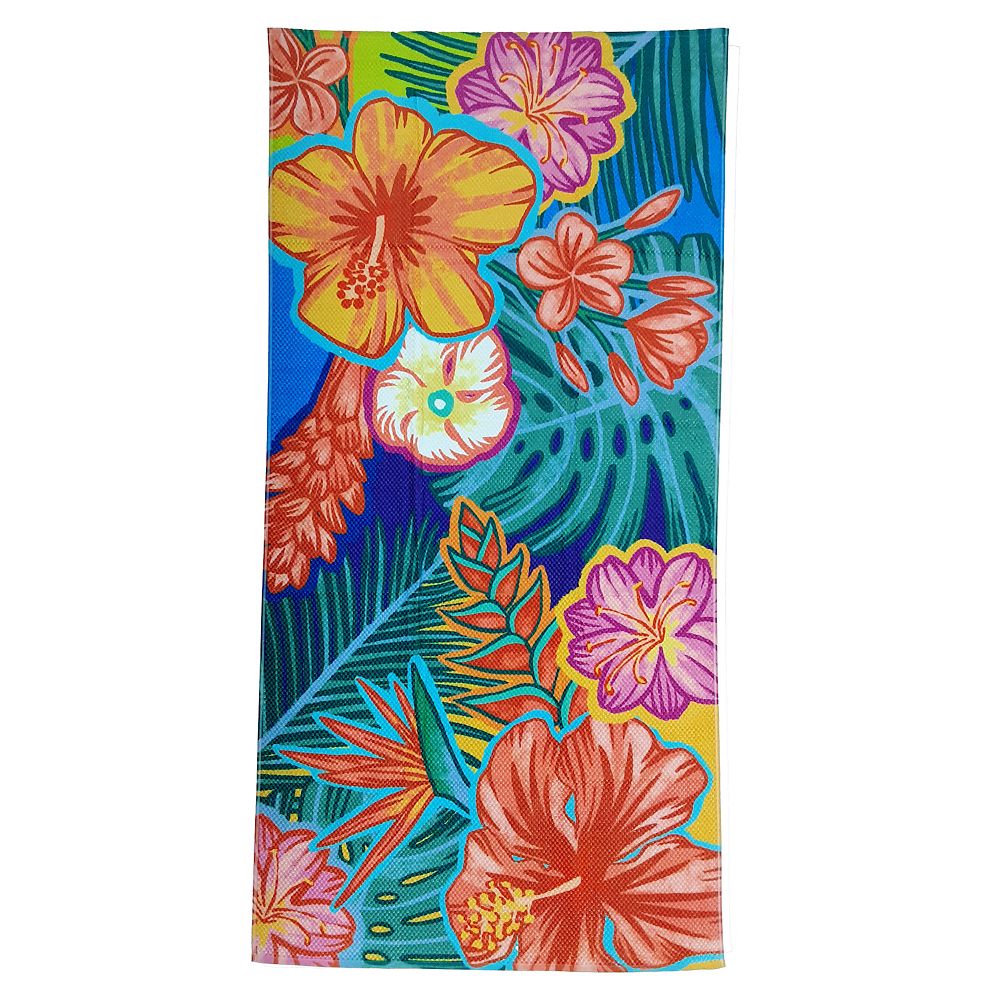 The Big One® Oversized Tropical Floral Printed Beach Towel
