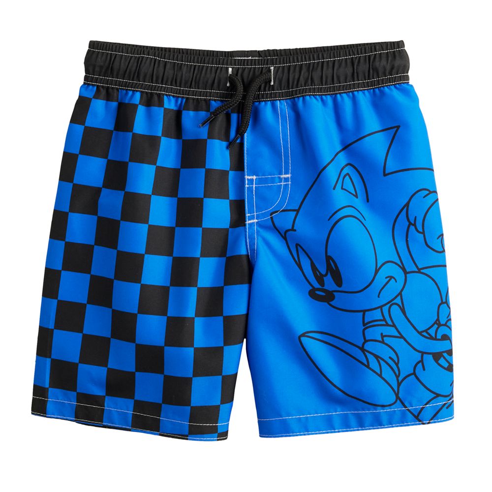 Boys 4-14 Sonic the Hedgehog Swim Trunks