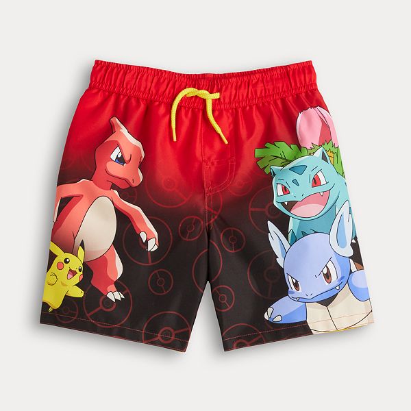 Boys 4-14 Pokemon Swim Trunks
