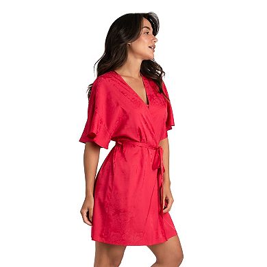 Women's Lilac+London Jacquard Kimono Wrapper