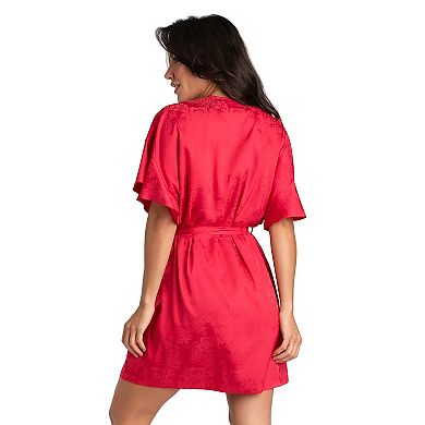 Women's Lilac+London Jacquard Kimono Wrapper