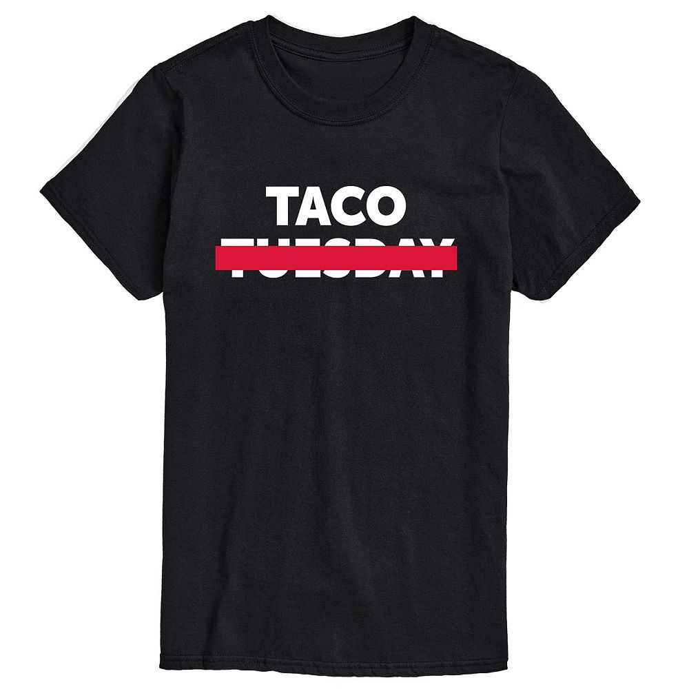 Big & Tall Taco Crossed Out Graphic Tee