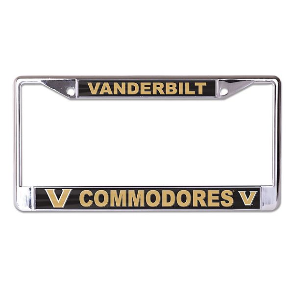 WinCraft Vanderbilt Commodores Primary Logo MVP Metal License Plate Frame
