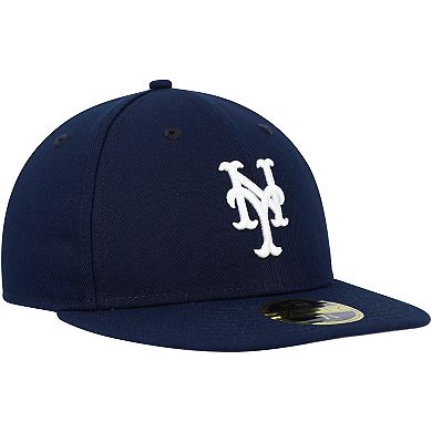 Men's New Era Navy New York Mets Oceanside Low Profile 59FIFTY Fitted Hat