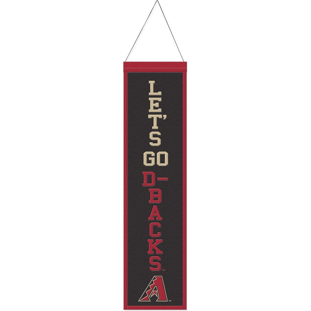 WinCraft Arizona Diamondbacks 8" x 32" Slogan Wool Banner