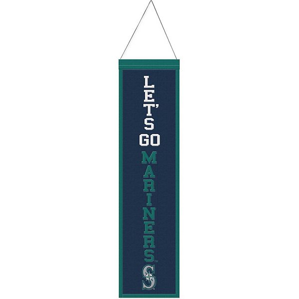 WinCraft Seattle Mariners 8" x 32" Slogan Wool Banner