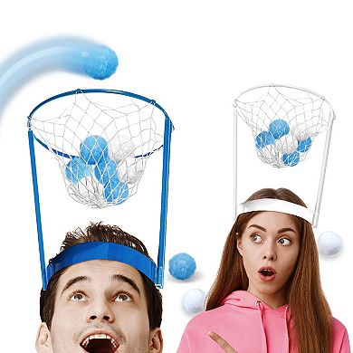 Samsonico Snowball Headband Hoop Game Set of 2