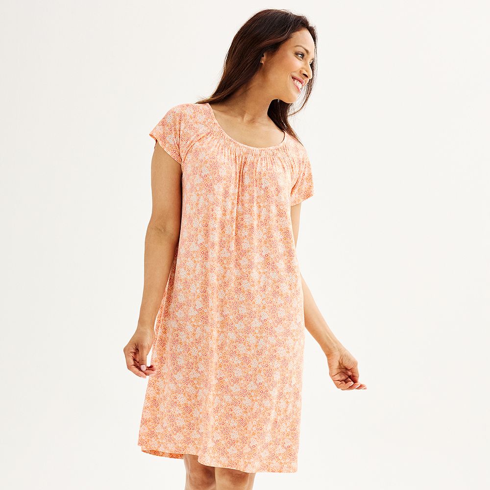 Women's Croft & Barrow® Short Sleeve Nightgown