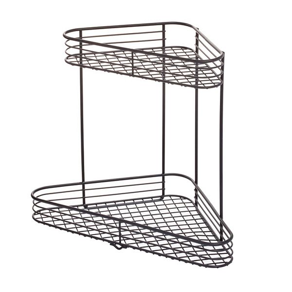Idesign Vienna 2 Tier Corner Shelf