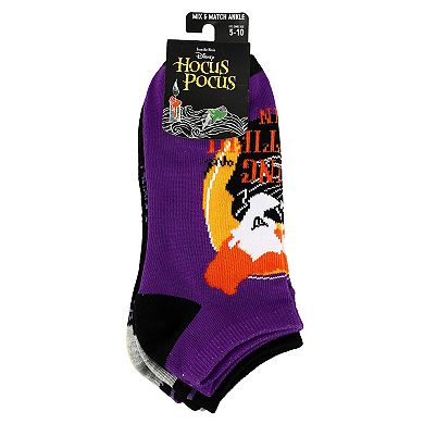 Disney's Hocus Pocus Women's 5-Pack Ankle Socks