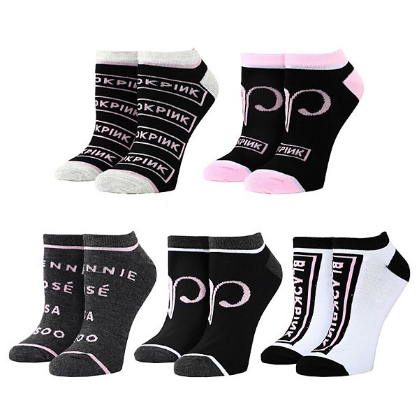 Women's Blackpink Members 5-Pack Ankle Socks