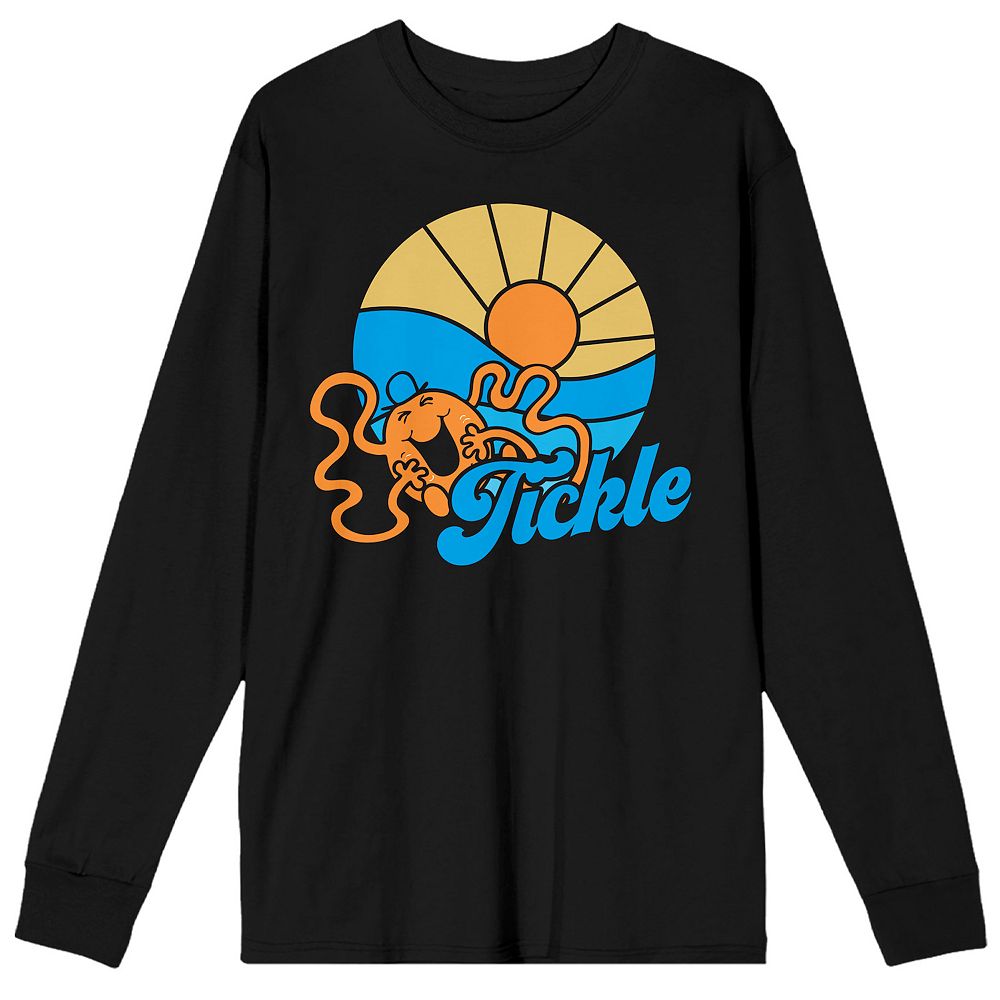 Men's Mr. Men And Little Miss Tickle Long Sleeve Graphic Tee