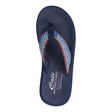 Skechers® Cali Relaxed Fit® Asana Bloom Crush Women's Thong Sandals