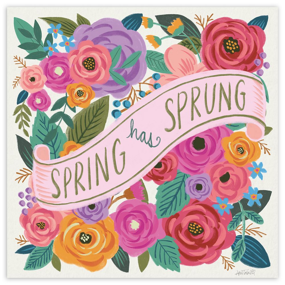 COURTSIDE MARKET Spring Has Sprung I Canvas Wall Art