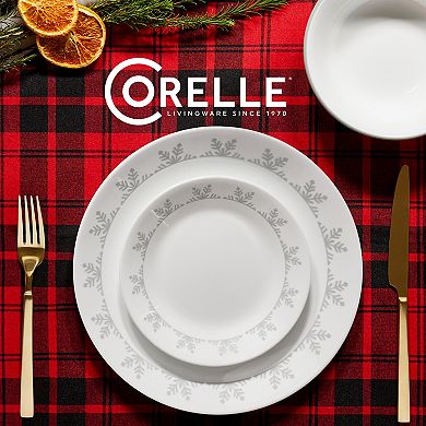 Corelle Winter Snowflake 12-piece Dinnerware Set
