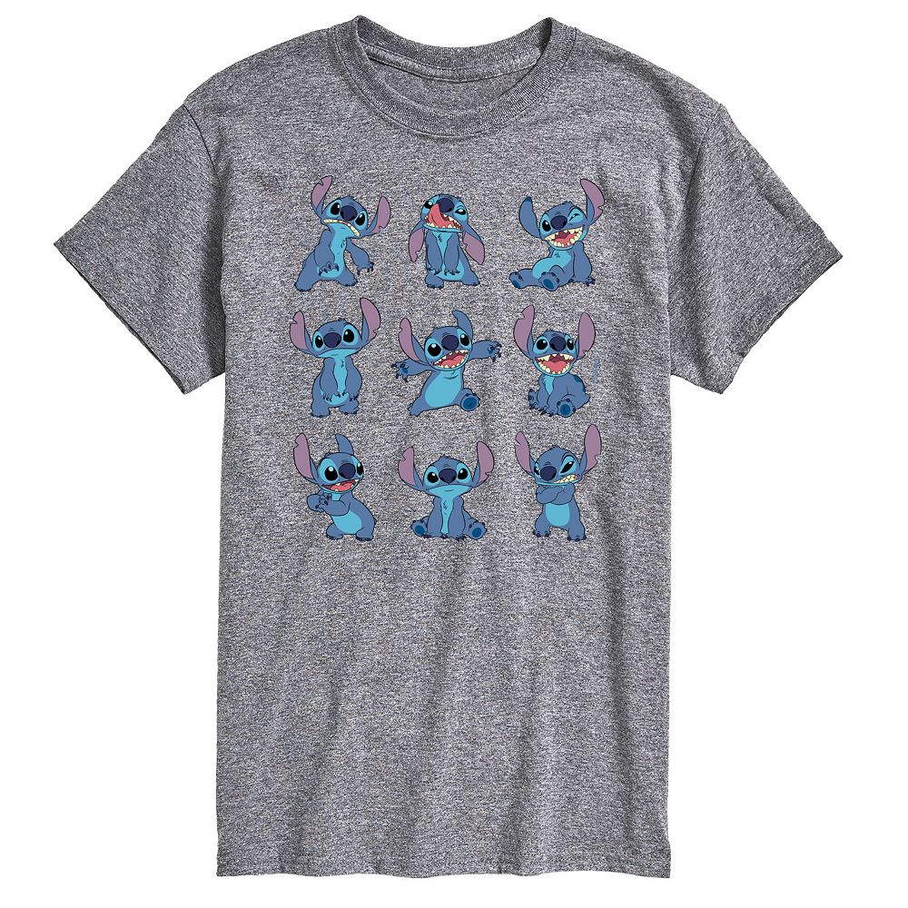 Disney's Lilo and Stitch Big & Tall Pose Grid Graphic Tee