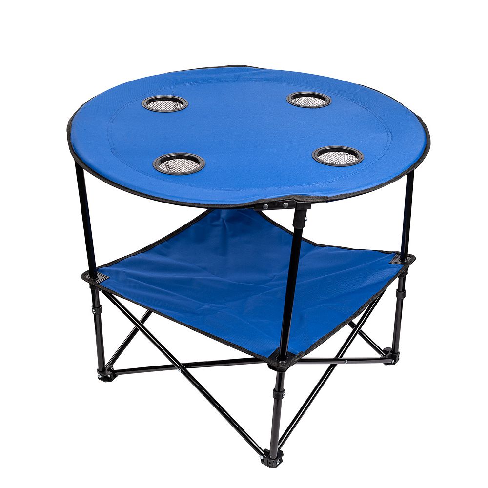 Durable 28" inch Round Folding Table with Carry Bag