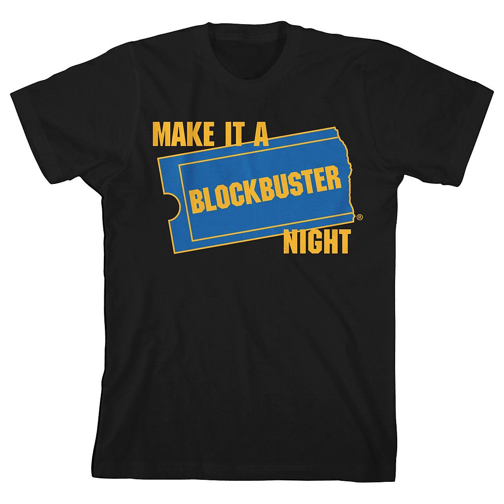 Boys 8-20 Blockbuster Make It A Blockbuster Night Graphic Tee