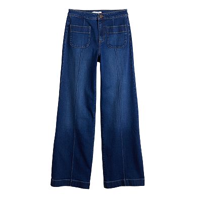 Petite LC Lauren Conrad Super High-Rise Trouser Jeans