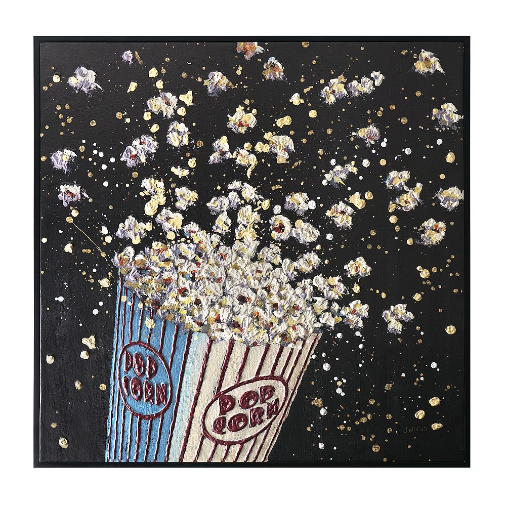 ARTFX Fine Art Canvas Cinema Popcorn Wall Art