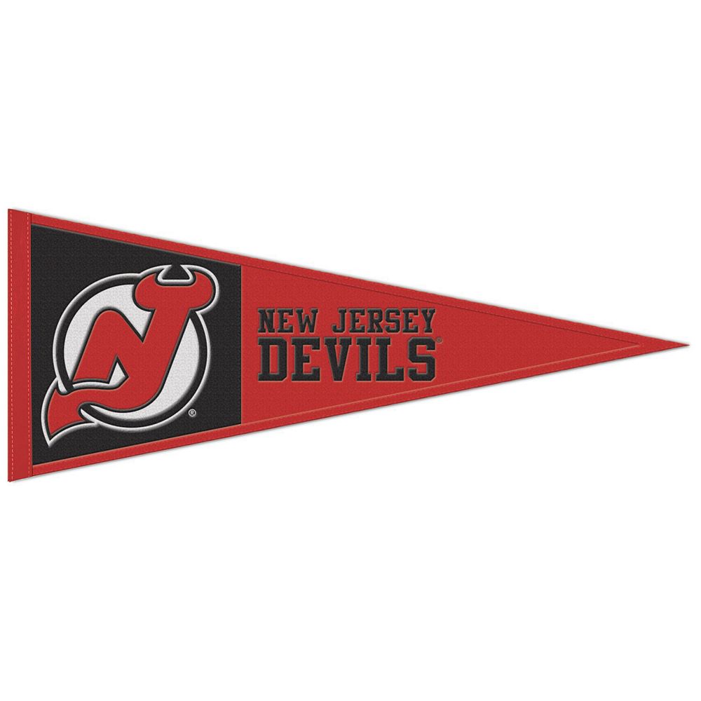 WinCraft New Jersey Devils 13" x 32" Wool Primary Logo Pennant