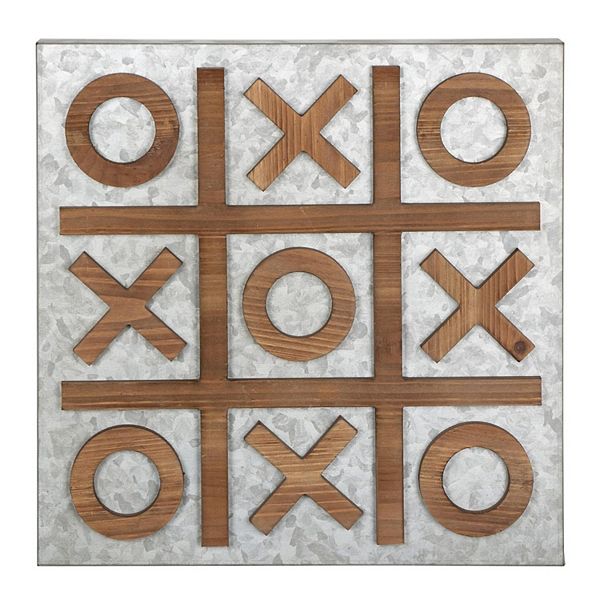 Tic-Tac-Toe Magnetic Wall Art