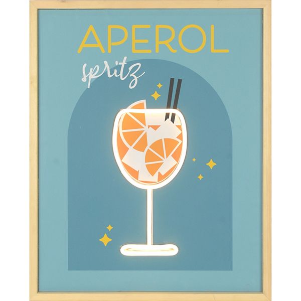 Aperol Spritz LED Wall Art