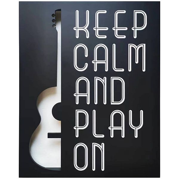 Keep Calm And Play On Wall Art
