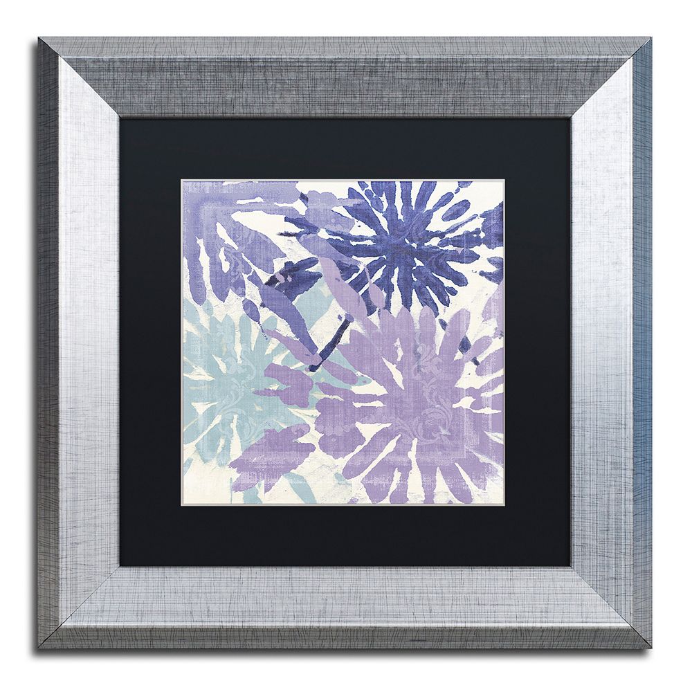 Trademark Fine Art Blue Curry II Framed Wall Art