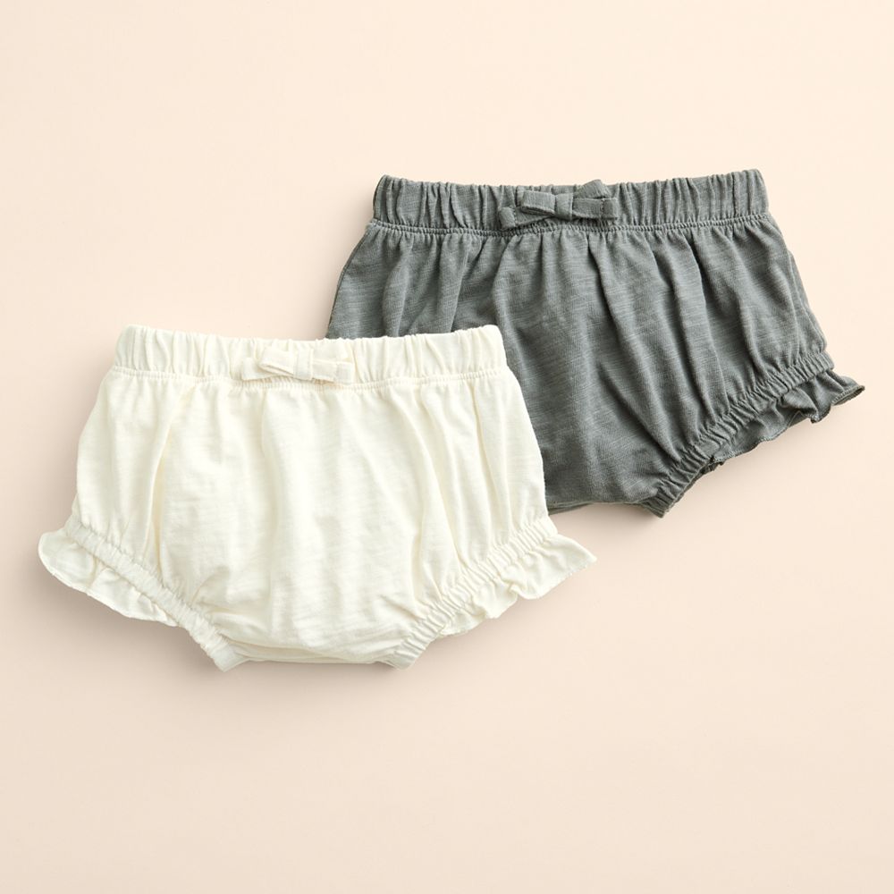 Baby Girl Little Co. by Lauren Conrad 2-Pack Ruffle Organic Bloomers