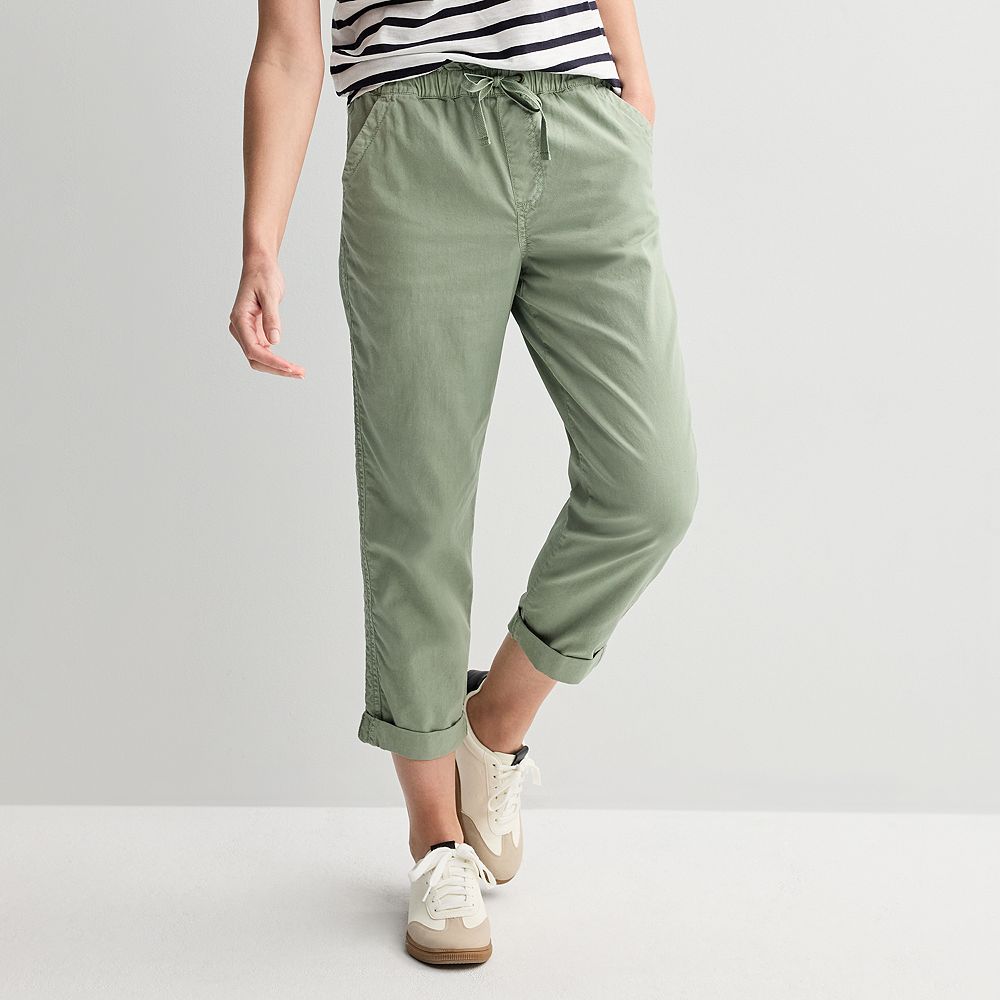 Women's Sonoma Goods For Life® Easy Paper Bag Waist Capri