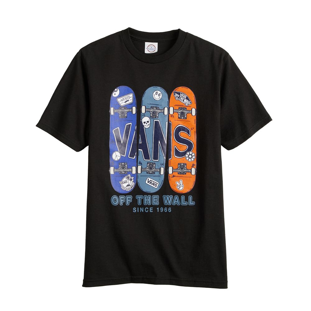 Boys 8-20 Vans® Three Skateboards Short Sleeve Graphic Tee