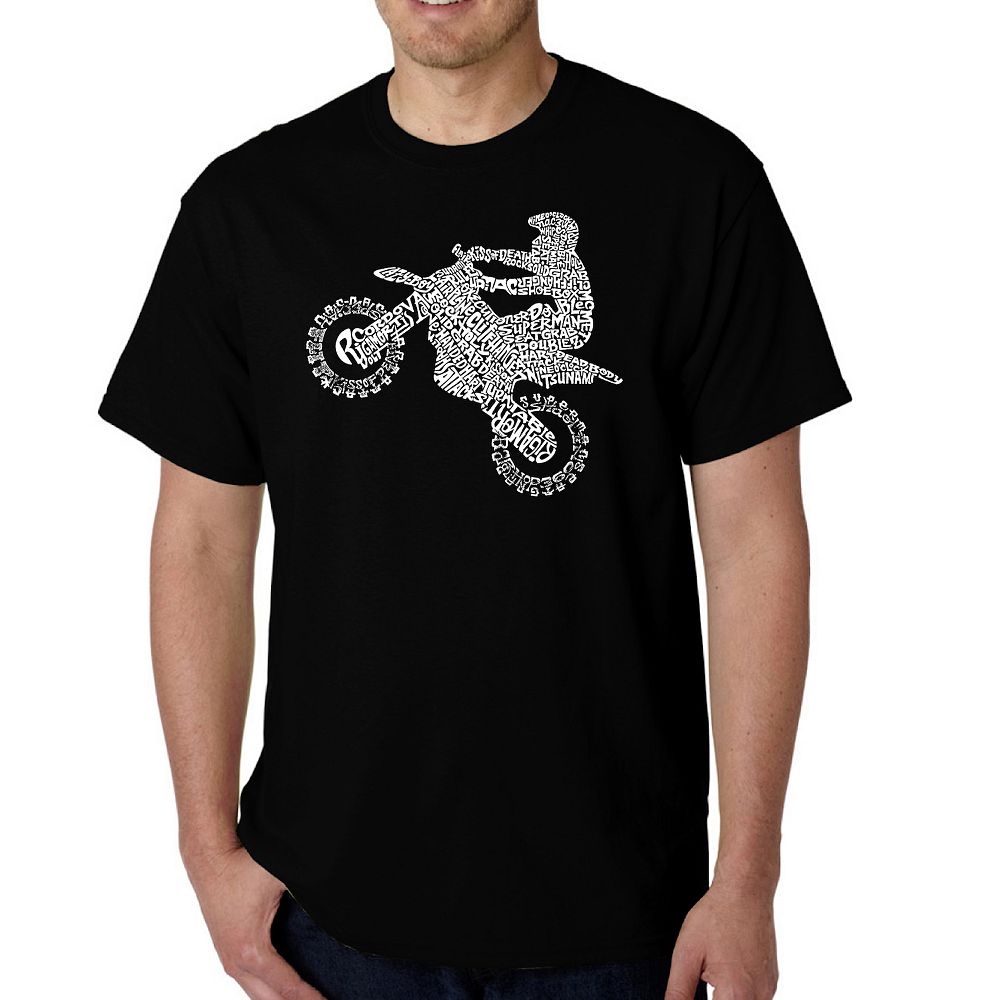 Freestyle Motocross - FMX- Men's Word Art T-shirt