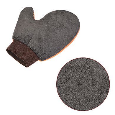 Microfiber Wash Gloves Mitten Cleaning Duster with Thumb