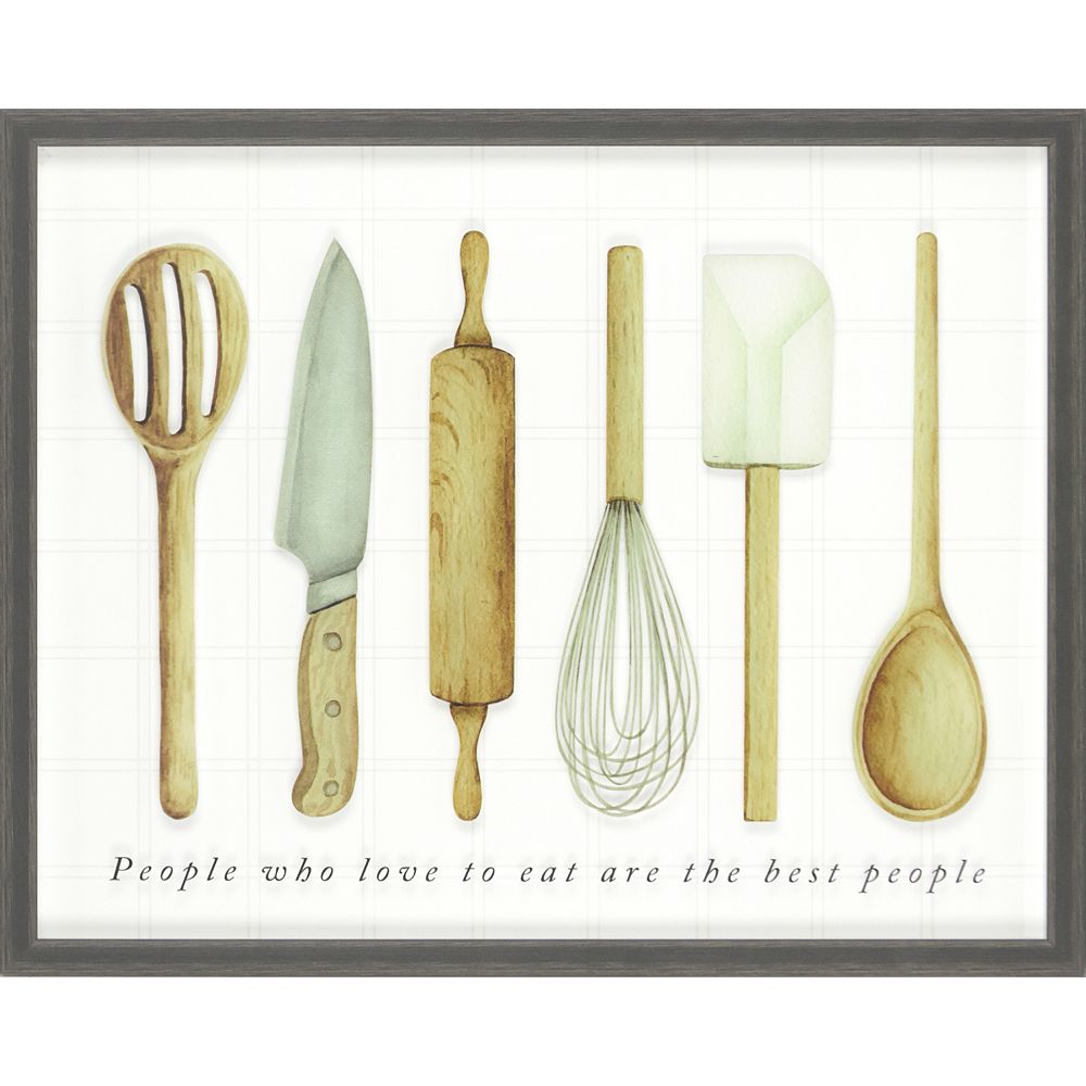 Kitchen Utensils Framed Wall Art