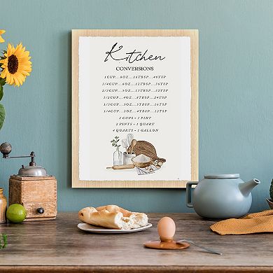 Kitchen Conversions Wall Art