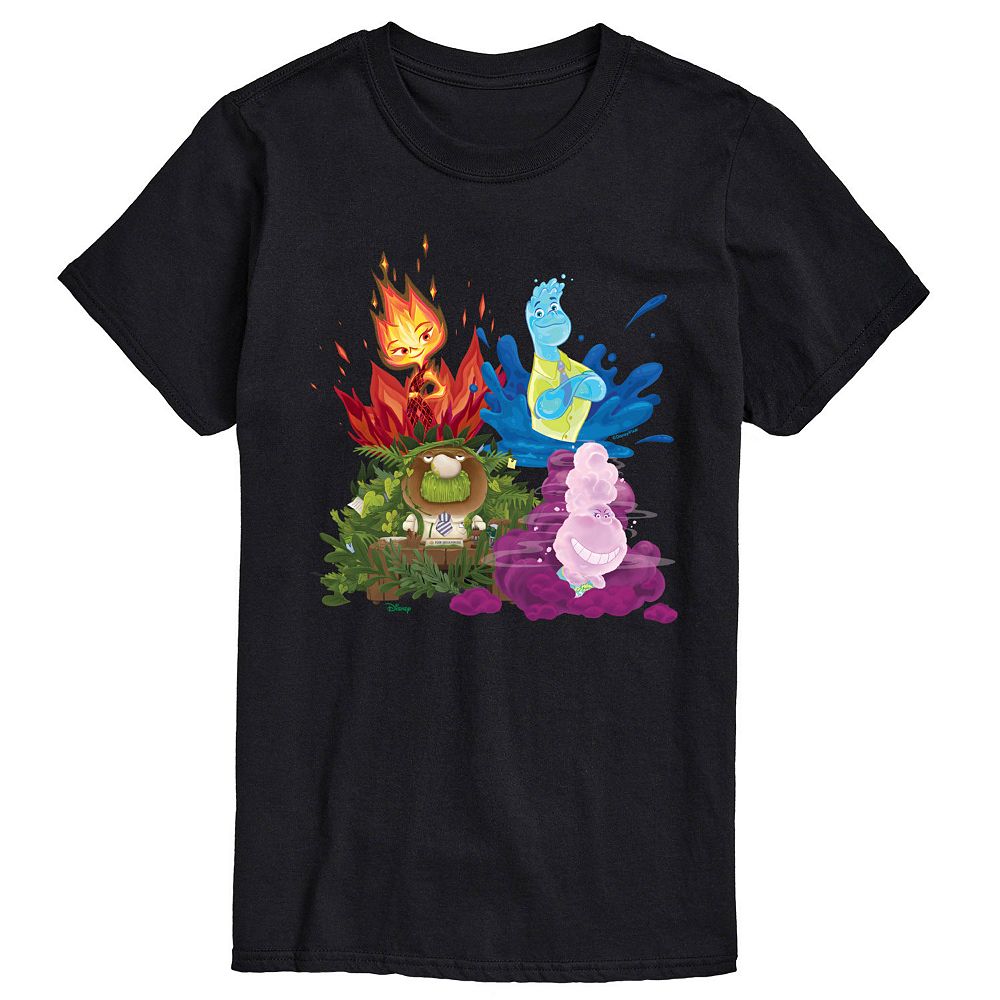 Disney's Elemental Big & Tall Group Graphic Tee