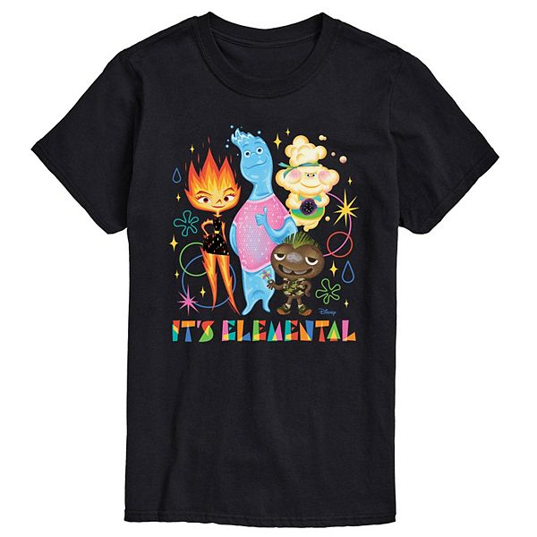 Disney's Elemental Big & Tall Its Elemental Graphic Tee