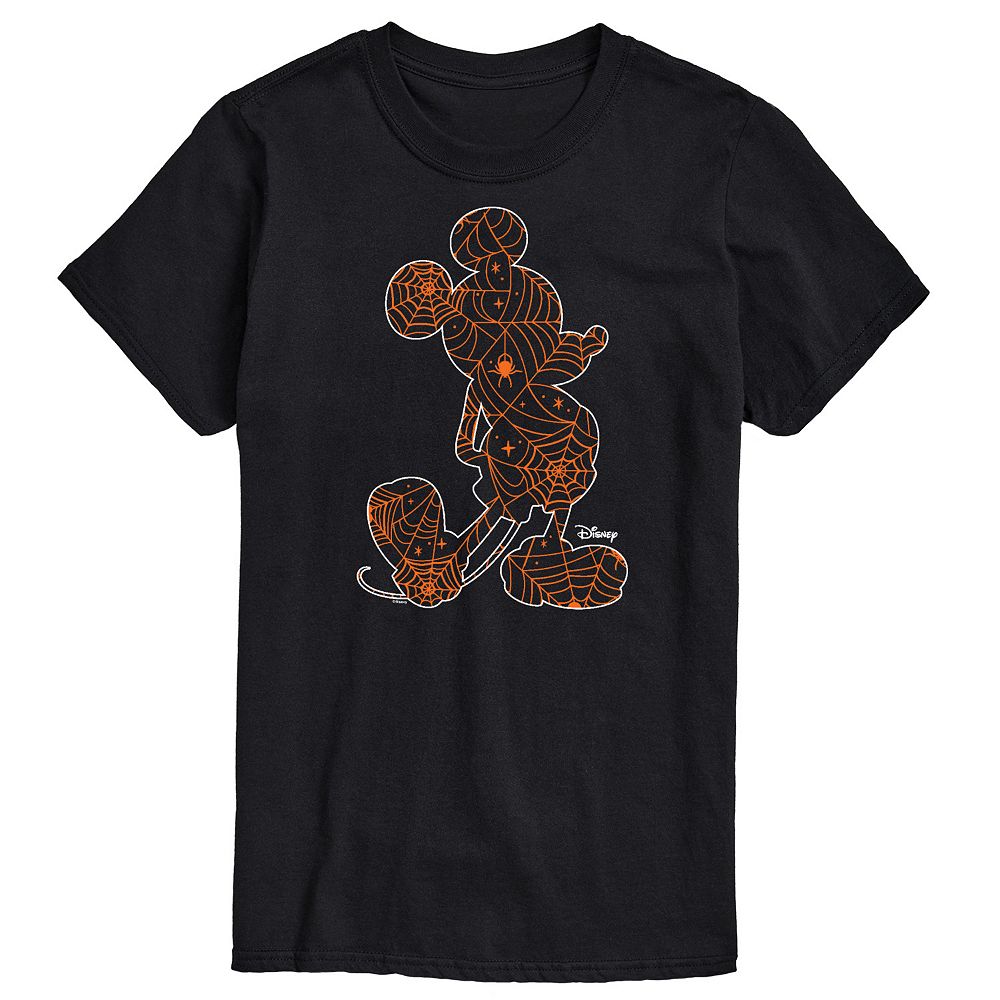 Disney's Mickey Mouse & Friends Big & Tall Mickey Spider Web Graphic Tee