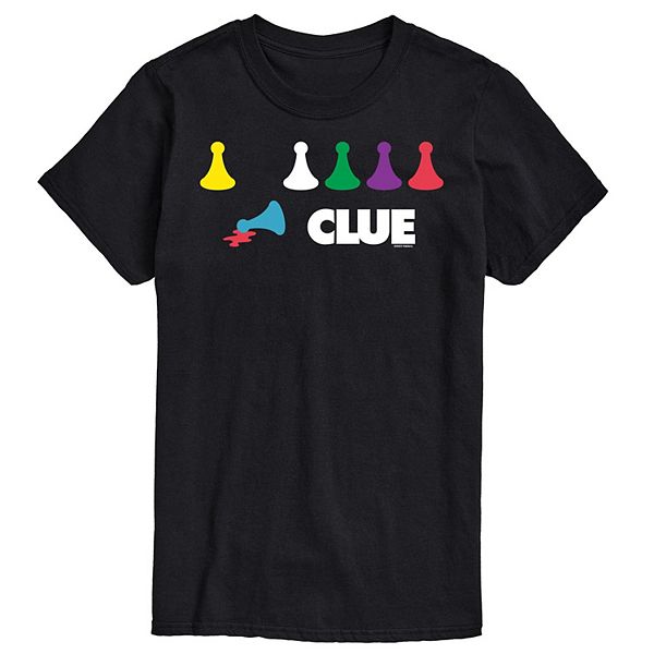 Men's Clue Game Pieces Graphic Tee