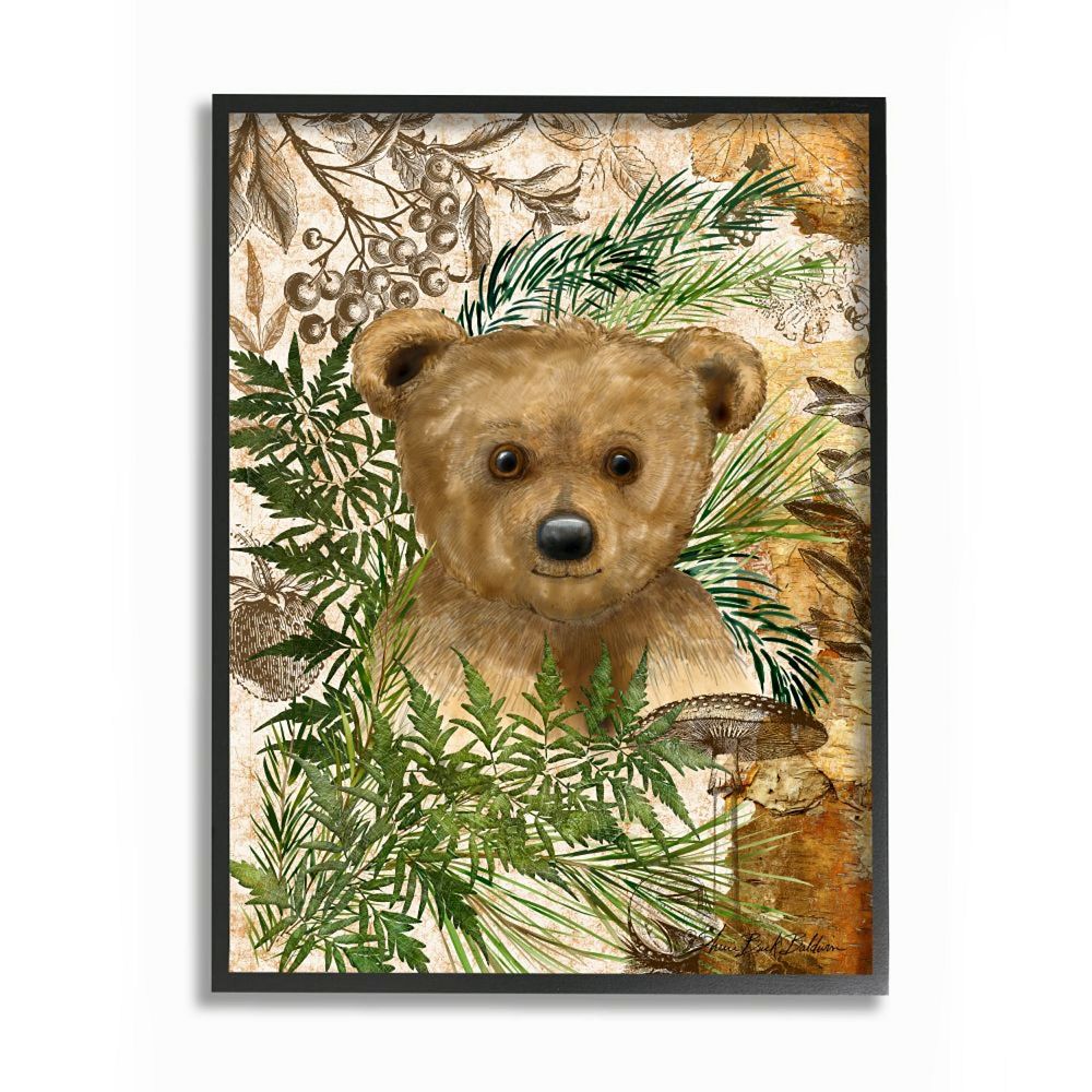 Stupell Home Decor Bear Cub Framed Wall Art
