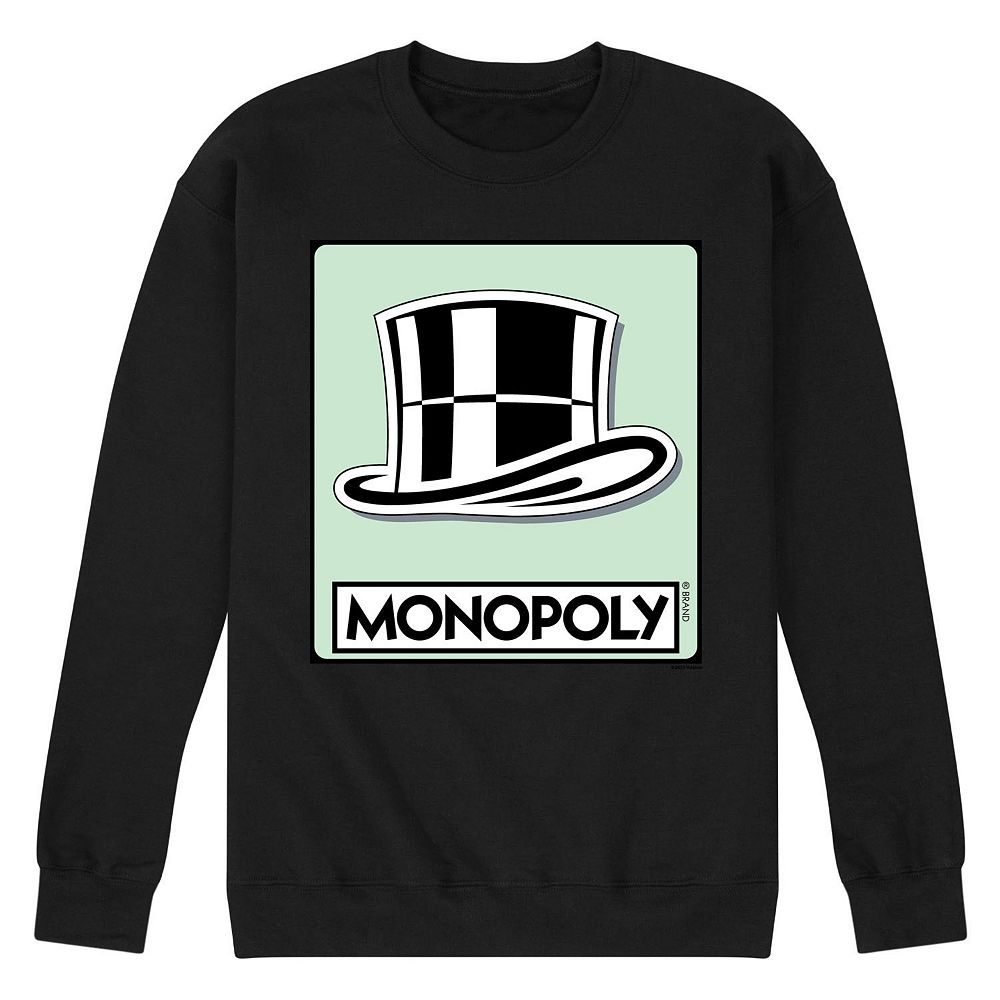 Men's Monopoly Hat Token Fleece Sweatshirt