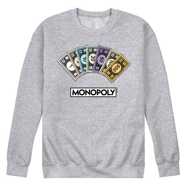 Men's Monopoly Money Stack Fleece Sweatshirt