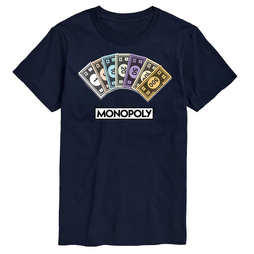 Men's Monopoly Money Stack Graphic Tee