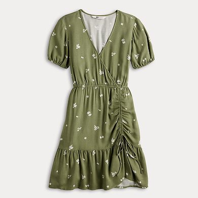 Juniors' SO® Asymmetrical Cinch Side Dress